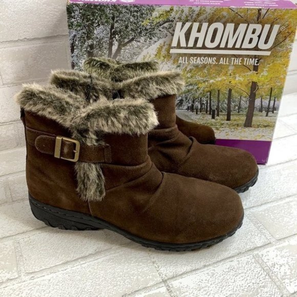 Khombu | Shoes | Khombu Lindsay Womens All Weather Leather Boots | Poshmark